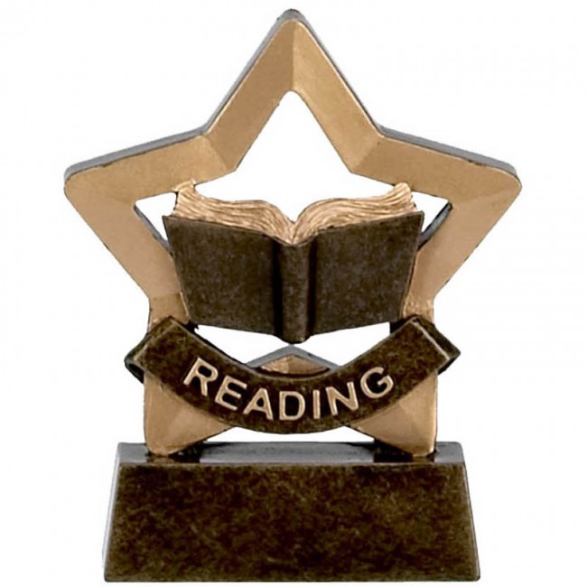 3 Inch Mini Star Reading Award Award