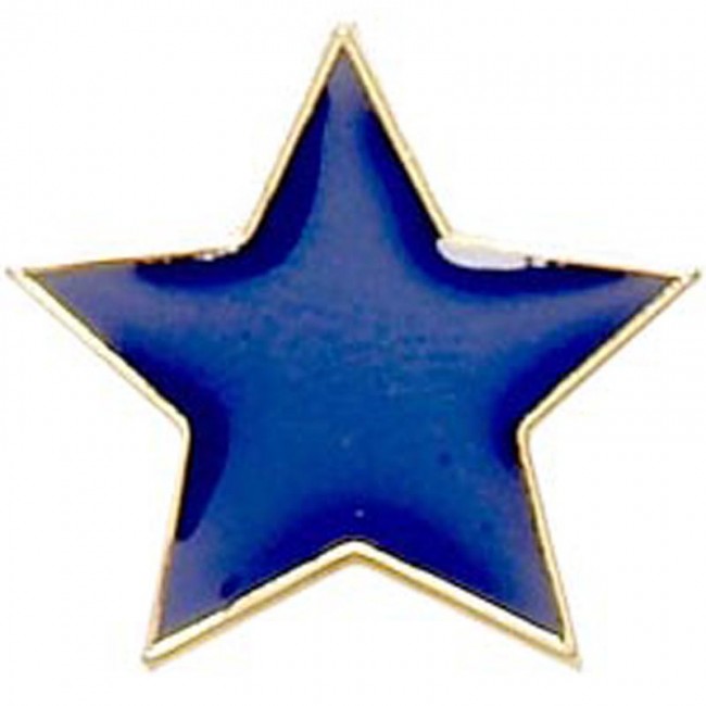 Blue Star Lapel Badge