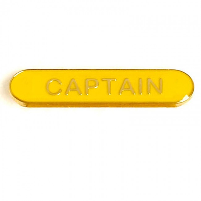 Yellow Captain Lapel Badge