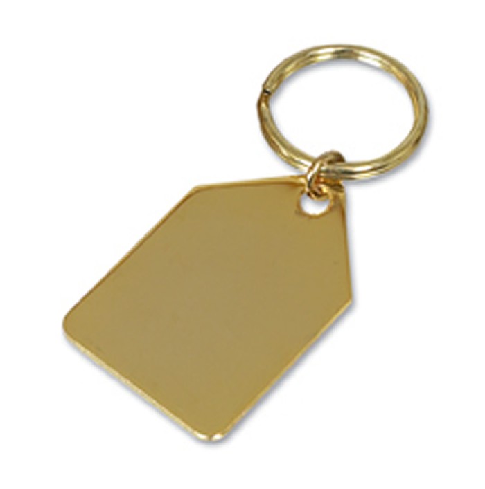 Gold Plated Tapered Style Key Ring