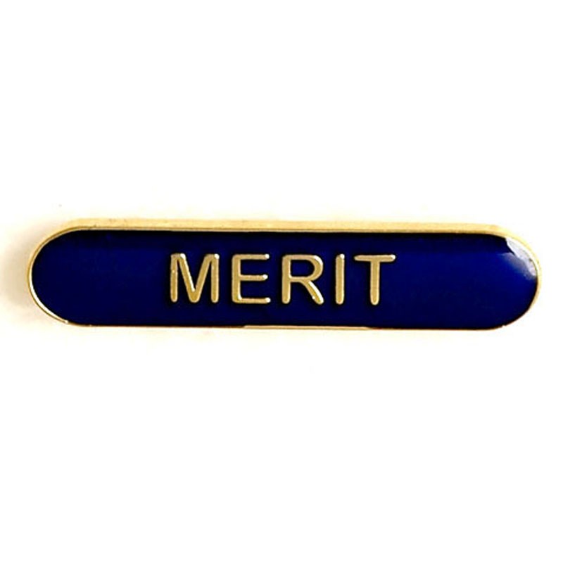 Blue Merit Lapel Badge