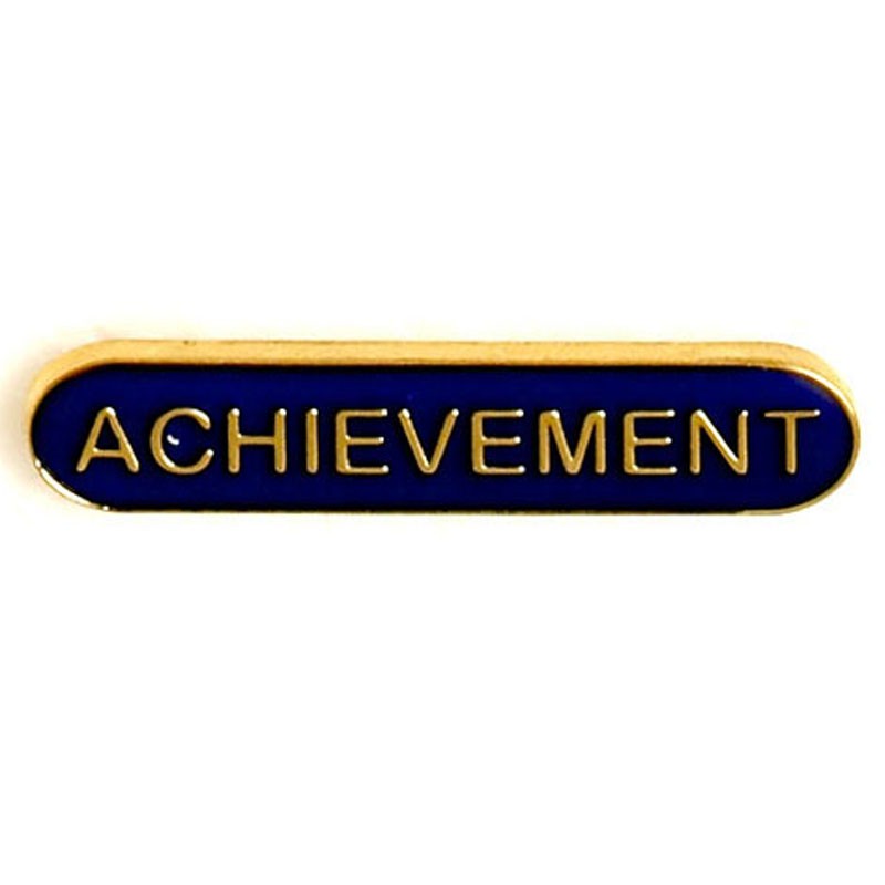 Blue Achievement Lapel Badge