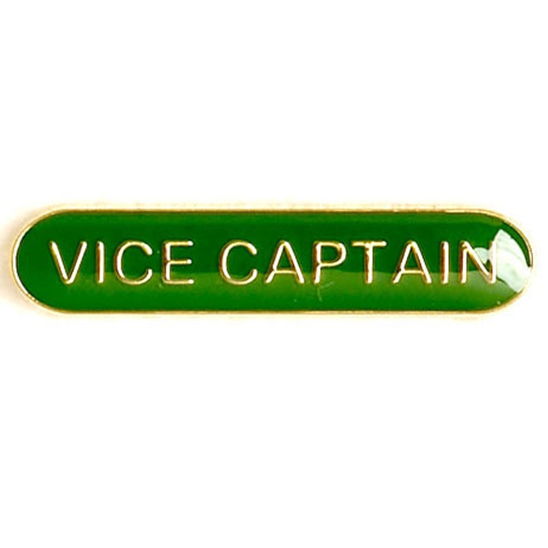 Green Vice Captain Lapel Badge