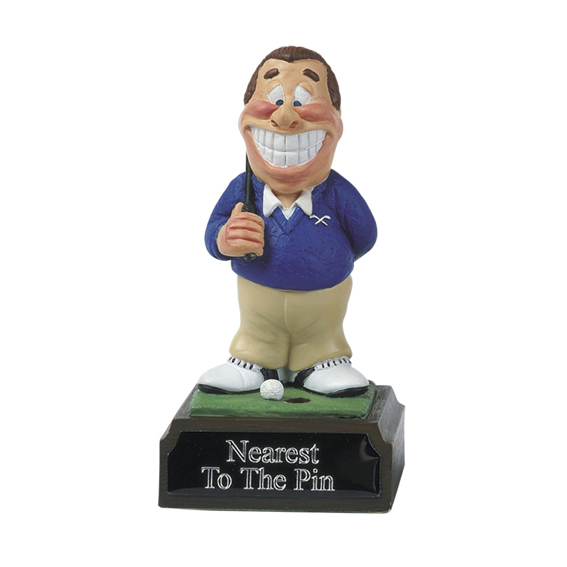 4 Inch Nearest To The Pin Hero Humorous Golf Award
